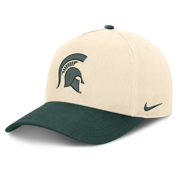 Nike Michigan State Campus Prep Rise College A-frame Adjustable Hat