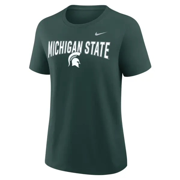 Nike Michigan State Arch Logo College T-shirt - Green