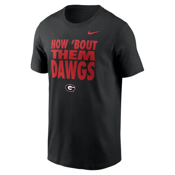 Nike Georgia Sideline Slogan Dri-fit College Long-sleeve T-shirt - Black