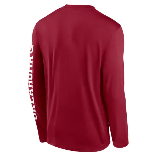 JORDAN Brand Oklahoma Primetime Legend Long-sleeve T-shirt - Red