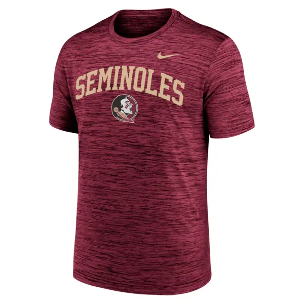 Nike Florida State Primetime Arch Logo Velocity Dri-fit College T-shirt - Red