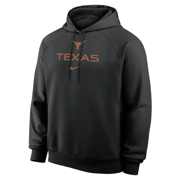 Nike Texas Premium Performance Dri-fit College Pullover Hoodie - Black