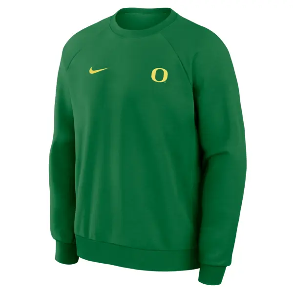 Nike Oregon Premium Performance Dri-fit College Pullover Crew - Green