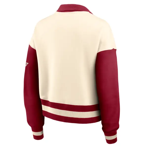 Nike Alabama Legacy College Cropped 1/4-zip Crew