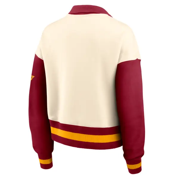 Nike Florida State Legacy College Cropped Oversized 1/4-zip Crew