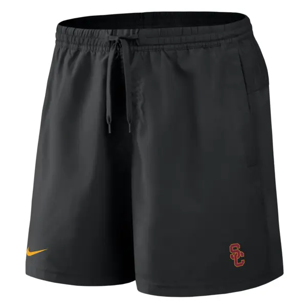 Nike Usc Primary Logo Dri-fit College Form Shorts - Black