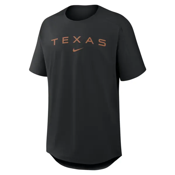 Nike Texas Premium Performance Golf Club College Top - Black