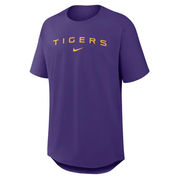 Nike Lsu Premium Performance Golf Club College Top - Purple