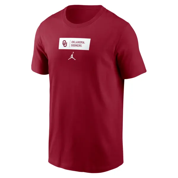 JORDAN Oklahoma Primetime Seasonal Brand College T-shirt - Red