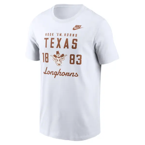 Nike Texas Legacy Stacked Est College T-shirt - White