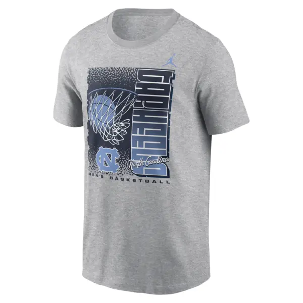 JORDAN North Carolina Basketball Refresh College T-shirt - Grey