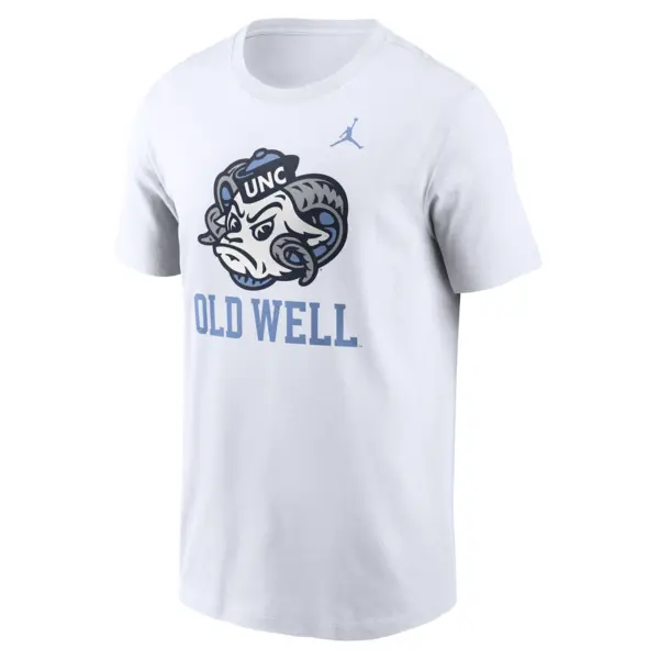 JORDAN North Carolina Primetime Logo Mantra College T-shirt - White