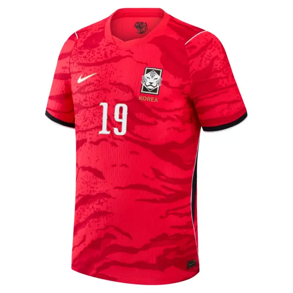 Nike Lee Kang-in South Korea National Team 2026 Match Home Aero-fit Soccer Jersey - Red