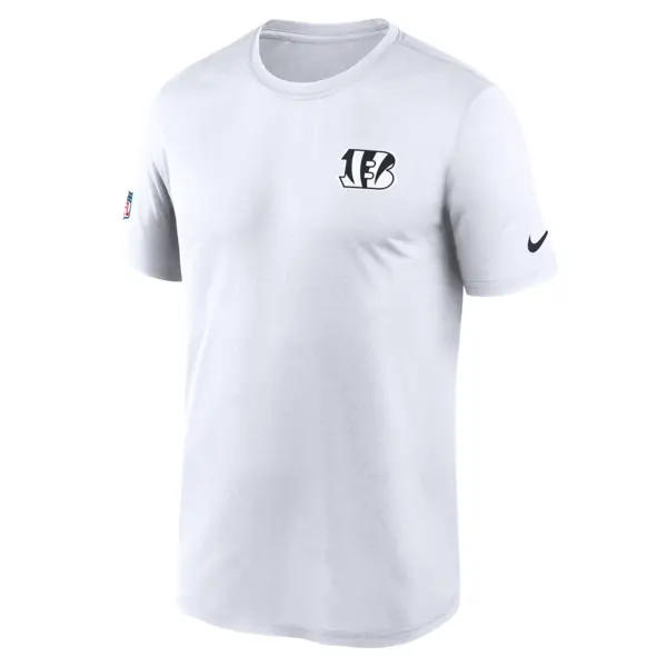 Nike Cincinnati Bengals Alt Legend Small Logo Dri-fit Nfl T-shirt - White