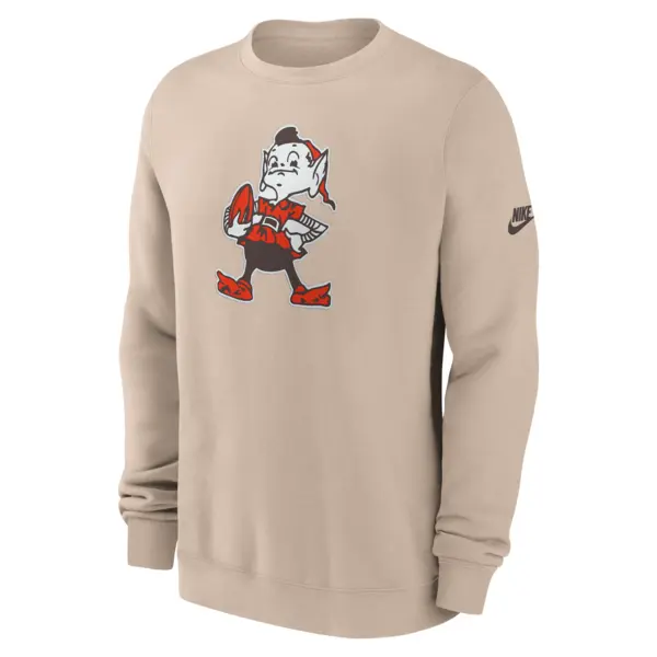 Nike Cleveland Browns Rewind Club Nfl Pullover Crew