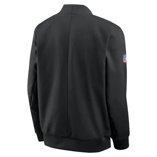 Nike Las Vegas Raiders Sideline Full-zip Bomber Jacket - Black