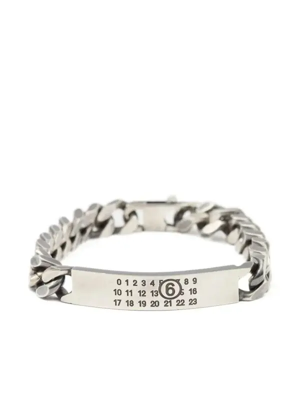 MAISON MARGIELA Chain Bracelet With Engraved Logo