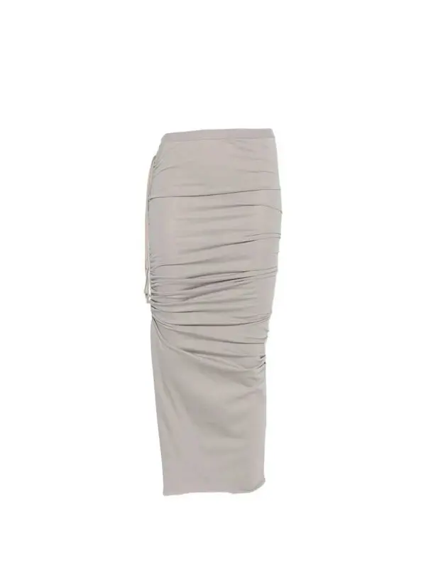 Rick Owens Gathered Skirt With Drawstring