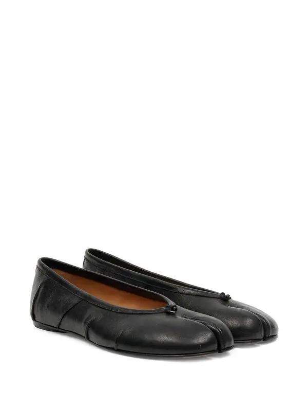 MAISON MARGIELA Tabi Ballet Flats - Black
