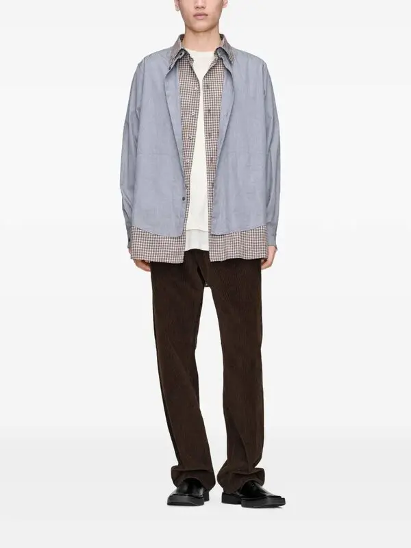 MAISON MARGIELA Double-layered Checked Shirt