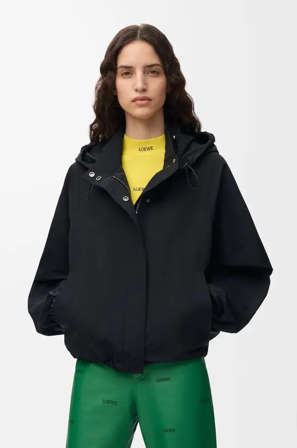 Loewe Parka In Technical Cotton Shell