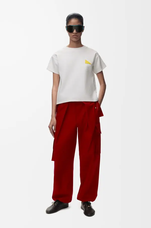 Loewe T-shirt In Cotton Blend - White