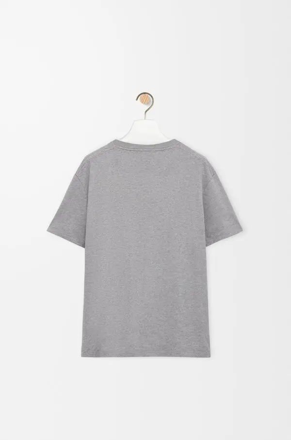 Loewe Relaxed Fit T-shirt In Cotton - Grey Melange