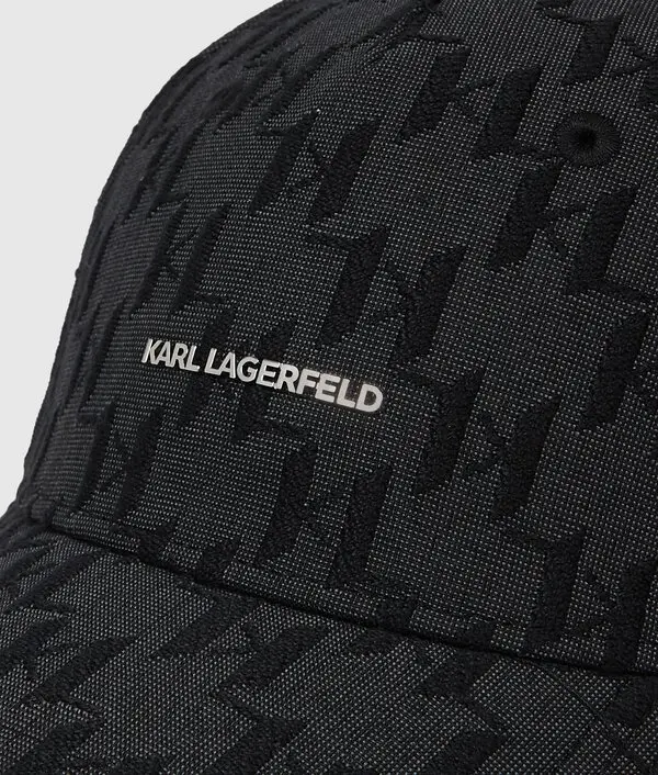Karl Lagerfeld K/monogram Jacquard Baseball Cap