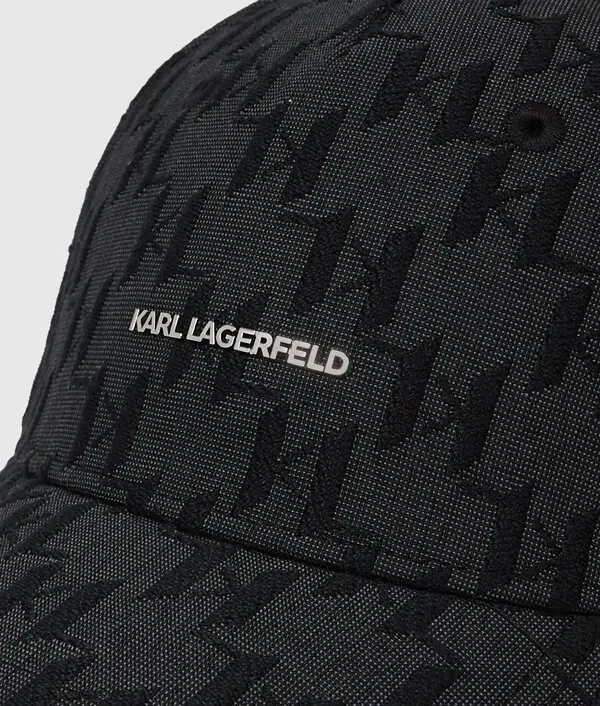 Karl Lagerfeld K/monogram Jacquard Baseball Cap