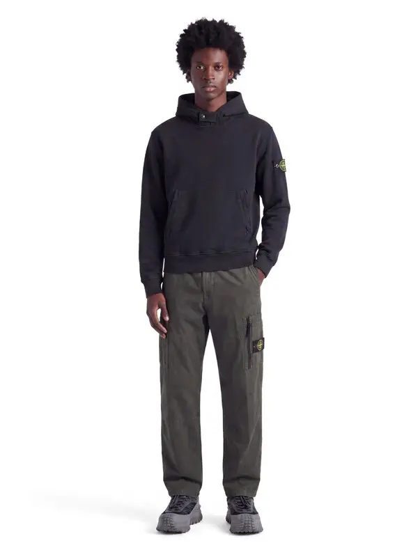 Stone Island Compass Hoodie - Black
