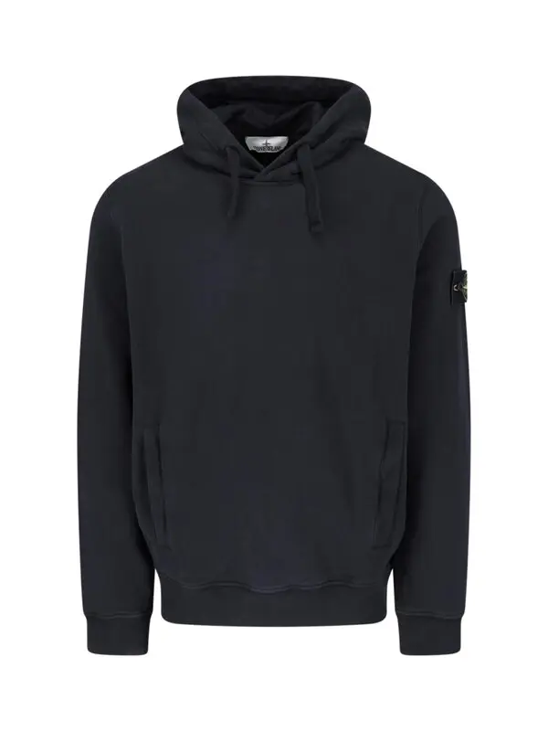 Stone Island Compass Hoodie - Black