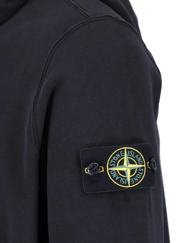 Stone Island Compass Hoodie - Black