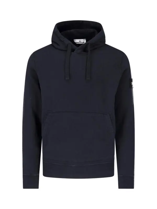 Stone Island Compass Hoodie - Black