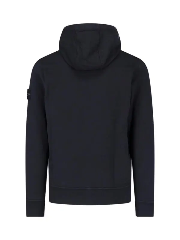 Stone Island Compass Hoodie - Black