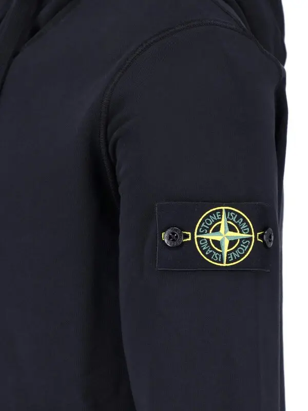 Stone Island Compass Hoodie - Black