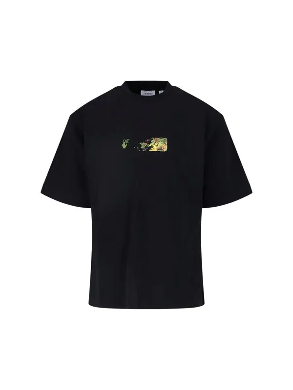 Off-White T-shirt "spices Arrow Skate - Black