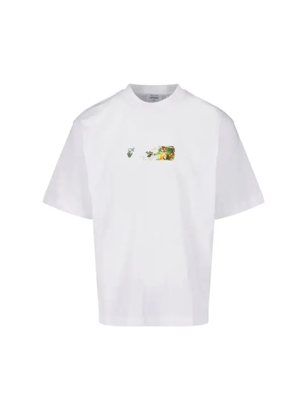 Off-White T-shirt "spices Arrow Skate - White