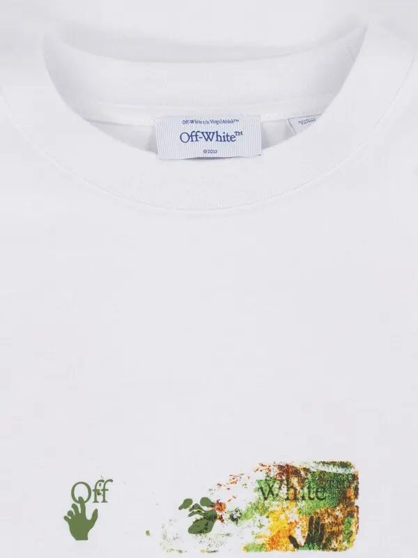 Off-White T-shirt "spices Arrow Skate - White