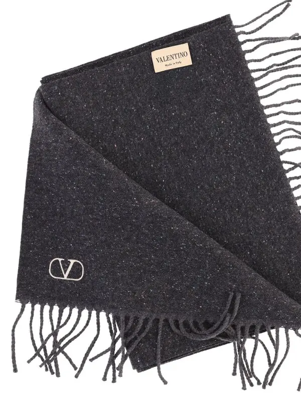 Valentino Garavani Scarf "vlogo Signature - Gray