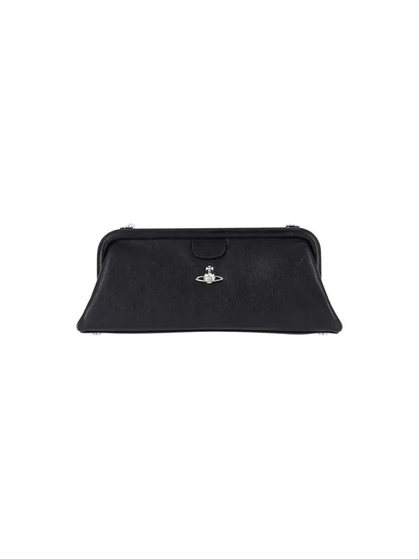 VIVIENNE WESTWOOD Shoulder Bag "jane Frame - Black