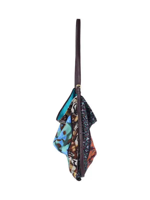 Dries Van Noten Large Shoulder Bag "scarf
