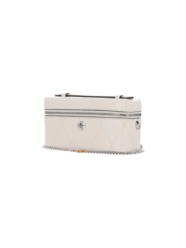 Tory Burch Charlie Vanity Bag - Cream