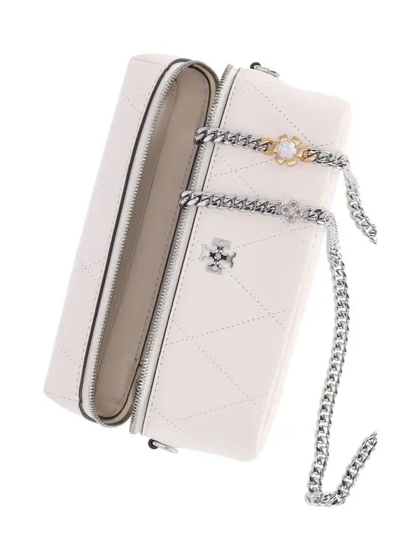 Tory Burch Charlie Vanity Bag - Cream