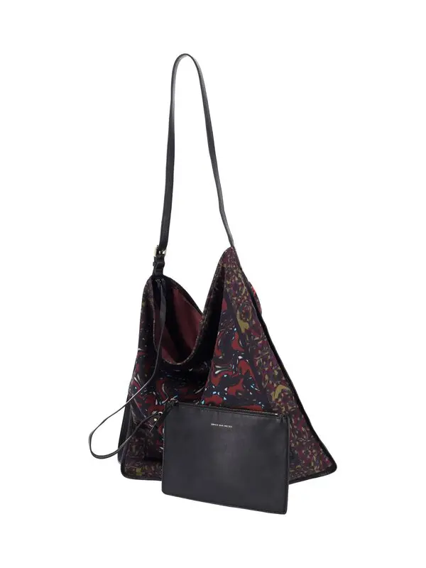 Dries Van Noten Printed Shoulder Bag "scarf