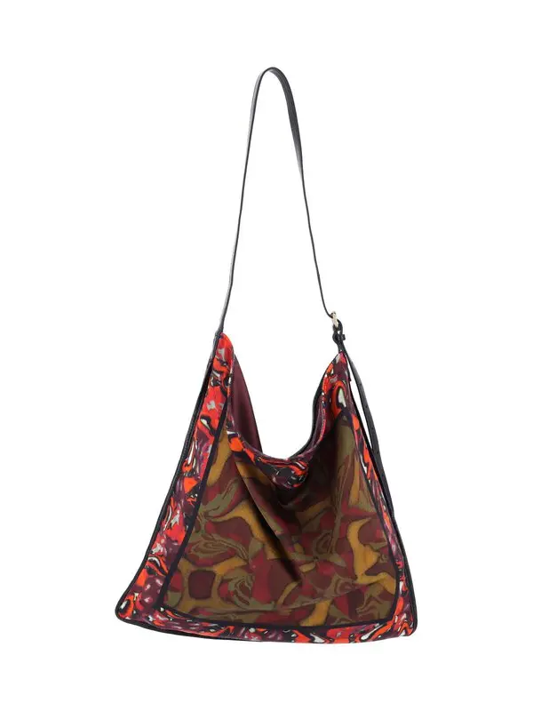 Dries Van Noten Printed Shoulder Bag "scarf