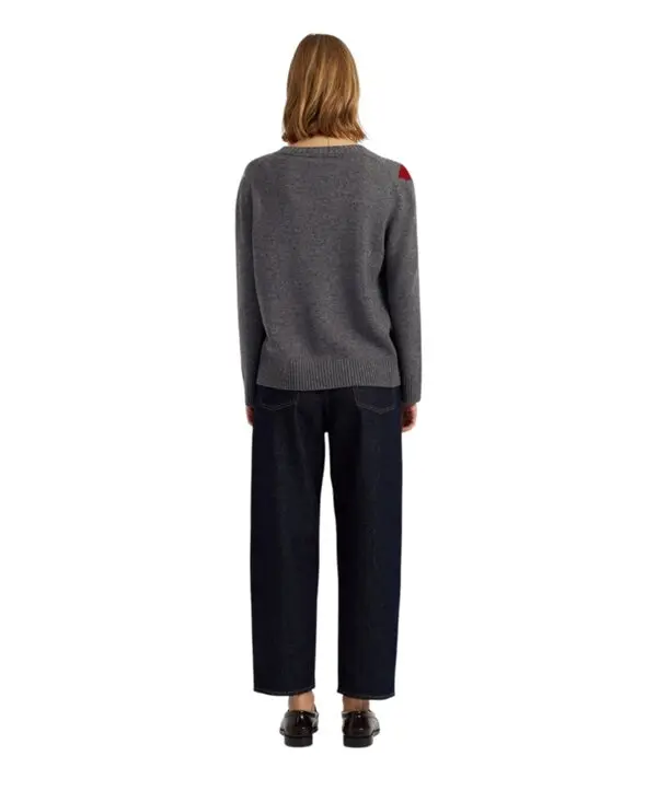 Chinti & Parker Wool-cashmere Snoopy Argyle Cardigan