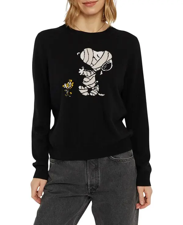 Chinti & Parker Wool-cashmere Snoopy Mummy Sweater