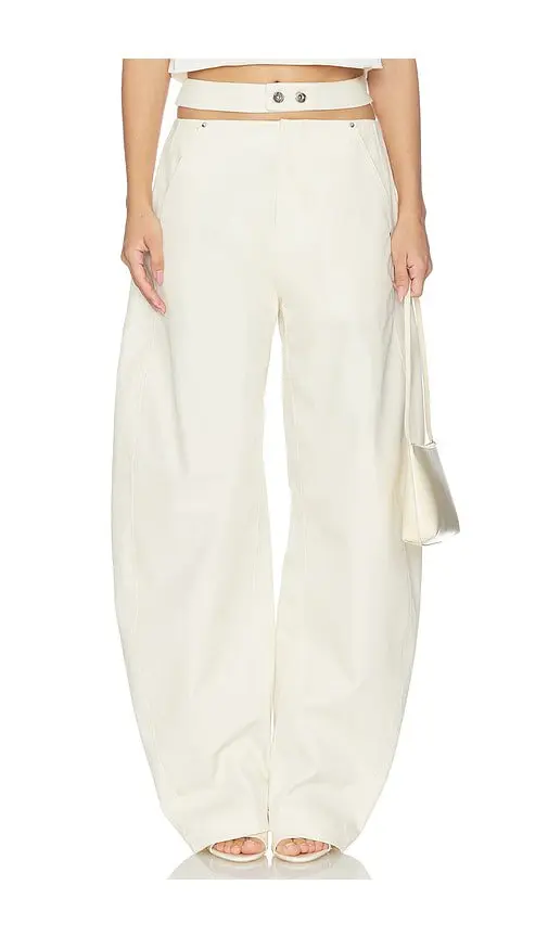 CAMILA COELHO Cora Pants In Ivory