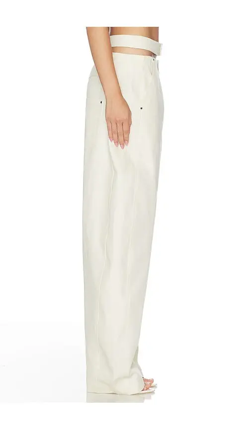 CAMILA COELHO Cora Pants In Ivory