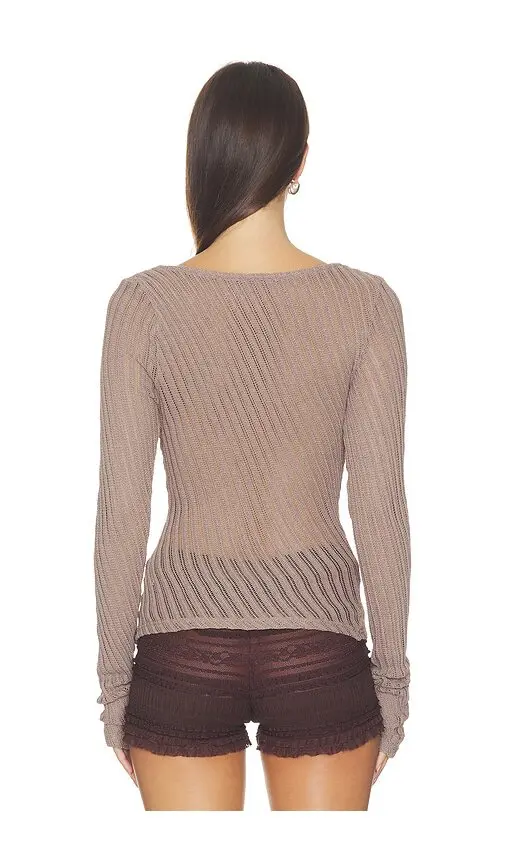 SNDYS. Norah Cardigan In Brown